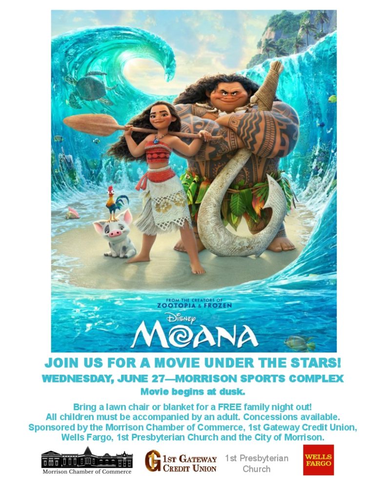 Moana Flyer - Morrison Chamber of Commerce